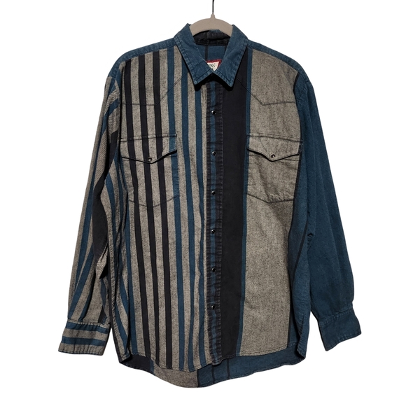 Cowboys Turtle Association | Shirts | Vintage Western Stripes Pearl ...